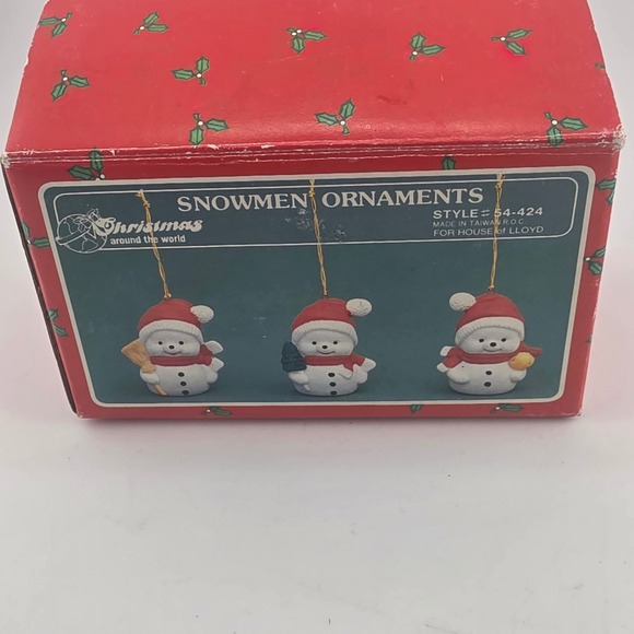House of Lloyd | Holiday | Vintage Christmas Around The World Snowmen ...